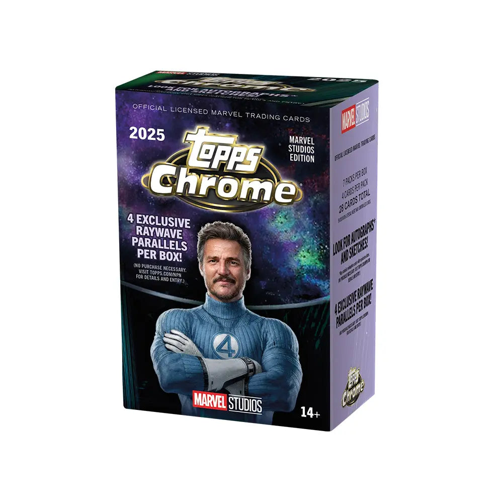 2025 Topps Chrome Marvel Studios Blaster Box – DM Sports